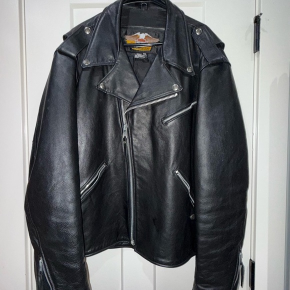 Harley-Davidson | Jackets & Coats | 99s Vintage Harleydavidson Black ...